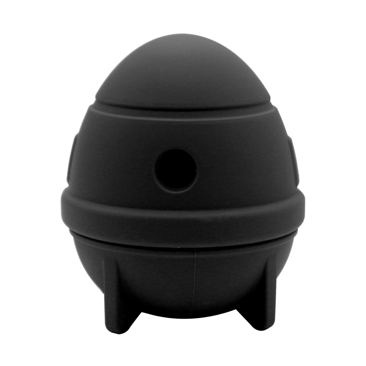 Силиконовая игрушка-лабиринт для собак - Интерактивная кормушка с замедленной подачей, прочная, 11x9x6.5 см, черный (1