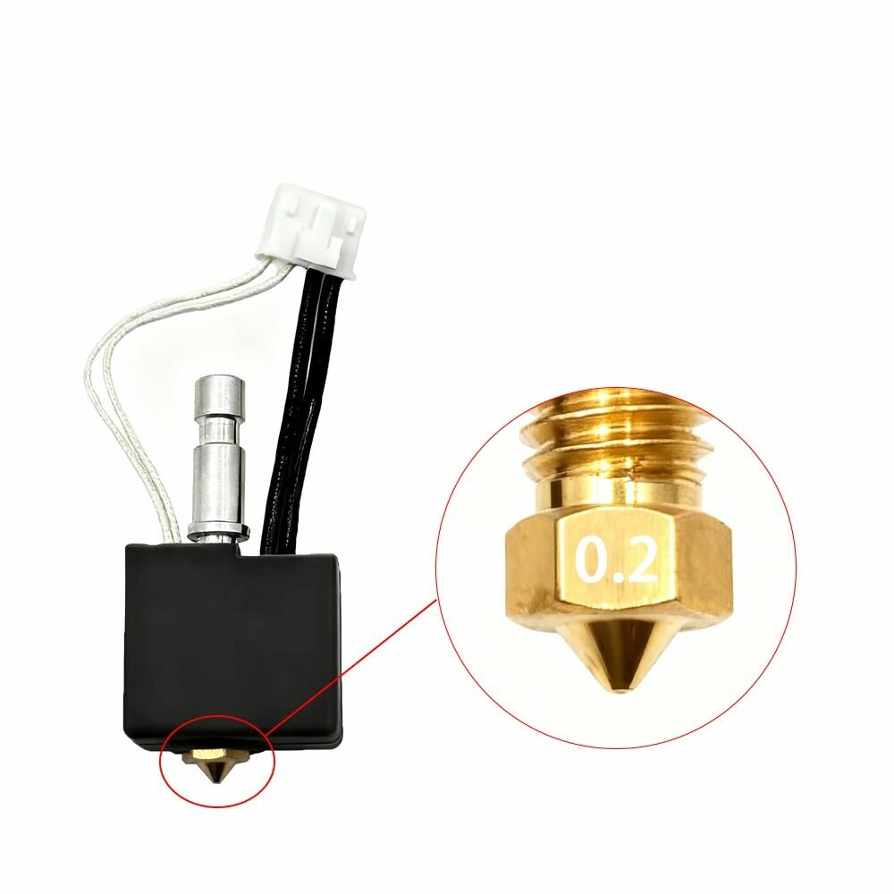 Для Anycubic Kobra S1 Hotend Kobra S1 Combo Hot End Kit для Anycubic Kobra S1, сопло Printkop S1C, аксессуары для 3D-принтера