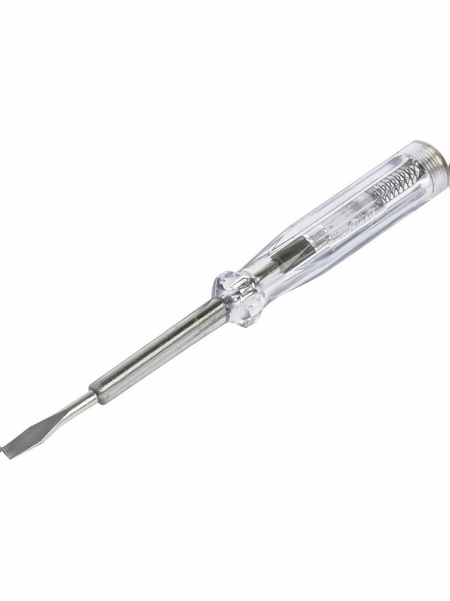 Индикаторная отвертка, 150 мм, до 500 В, шлицевая, серт, испытания