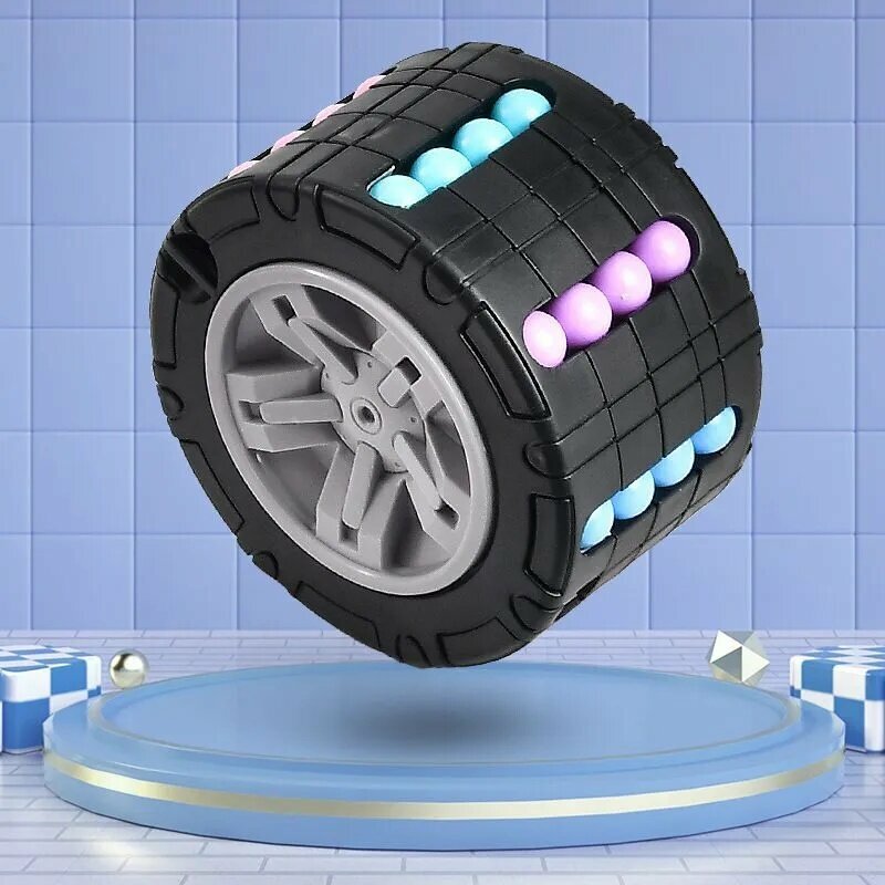 3D Цилиндрические Кубические Игрушки, Вращающиеся И Раздвижные Развивающие Игрушки