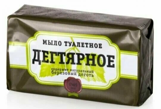 Аист Мыло туалетное ординарное, Дегтярное, 140 г