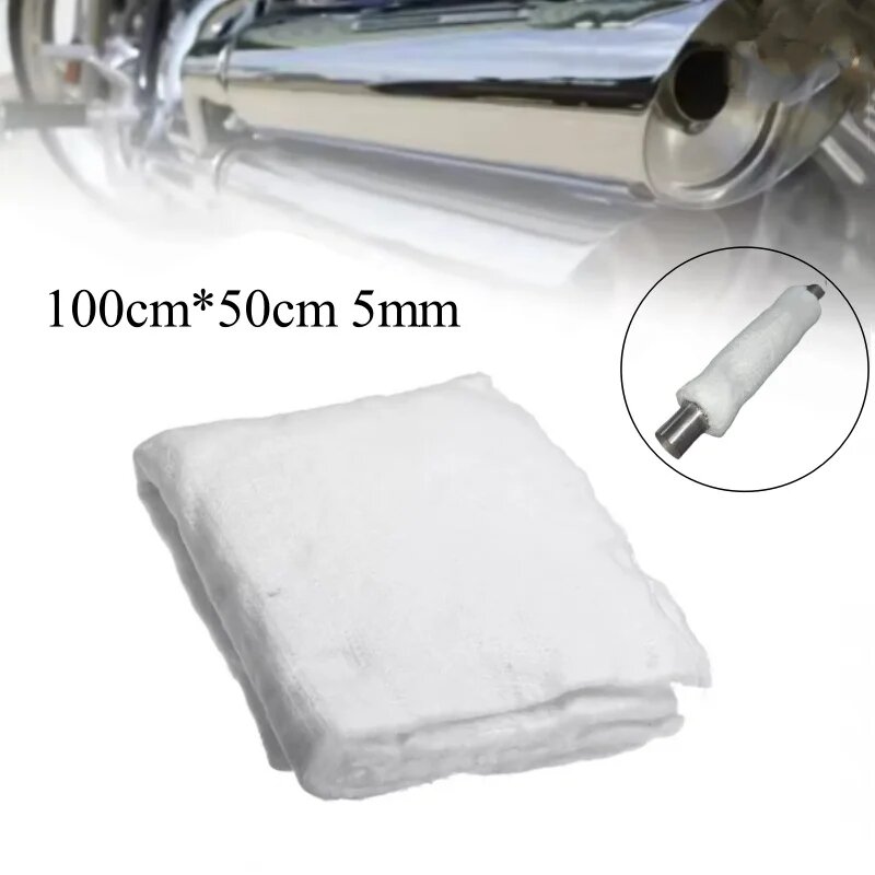 100 см * 50 см, толщина 5 мм, глушитель выхлопной трубы мотоцикла, игла из стекловолокна, фетр, глушитель из стекловолокна, наполнитель, упаковочный глушитель