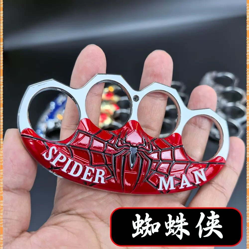 Кастет-игрушка HC-Toys "Паук", для мальчиков и девочек, металлический, красный цвет