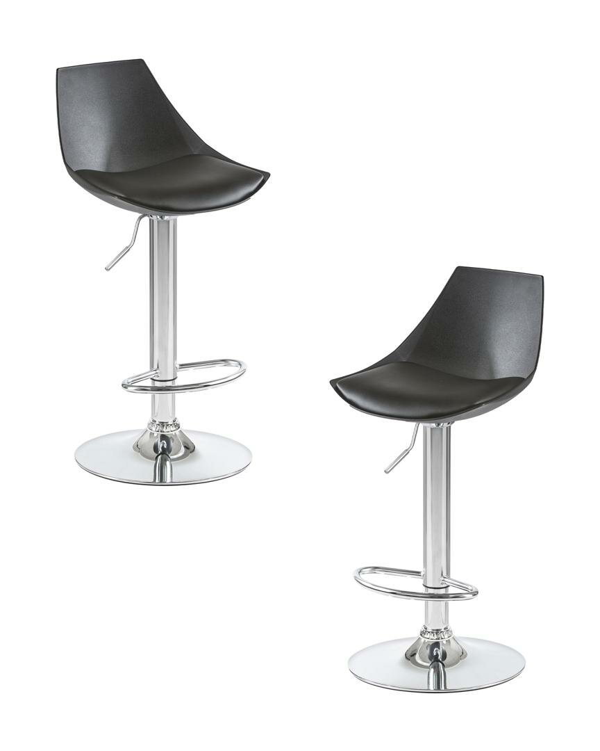 Стул барный DOBRIN Набор 2 шт Стул барный DOBRIN ROCKY, чёрный арт. LM-3000-N_CH-M_EL-black