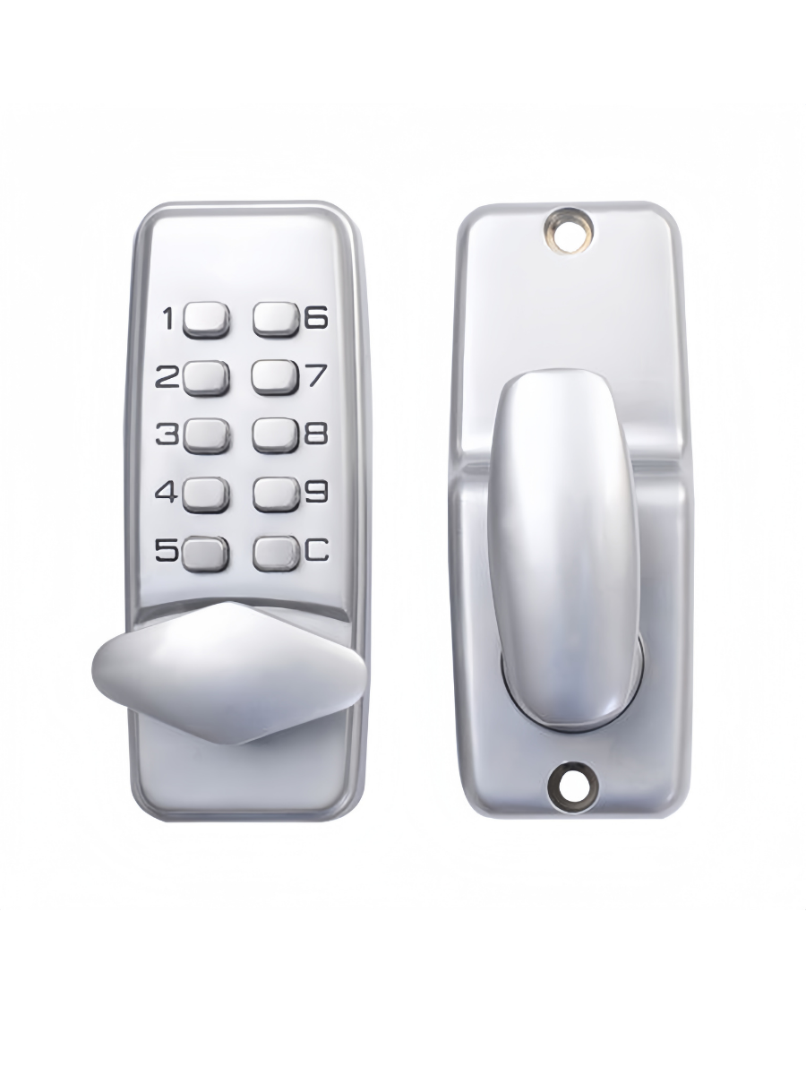 Механический кодовый замок на калитку, двери, ворота SAFEBURG MECH-308F, антивандальный, уличный, замок всепогодный