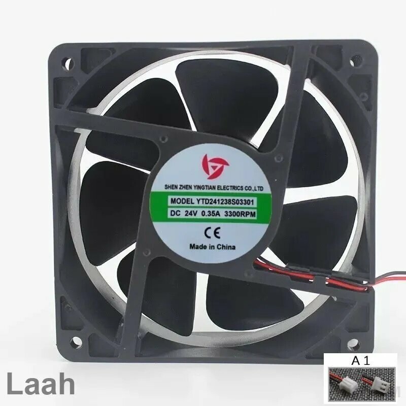 YTD241238S03301 DC 24V 0.35A 12cm сварочный аппарат вытяжной вентилятор охлаждения