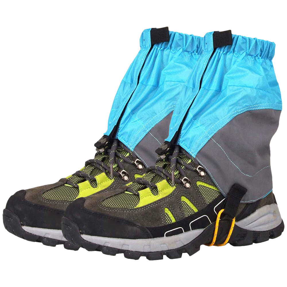 Водонепроницаемые ультралегкие гетры из нейлона с силиконовым покрытием для защиты ног при походах, восхождениях и треккинге.