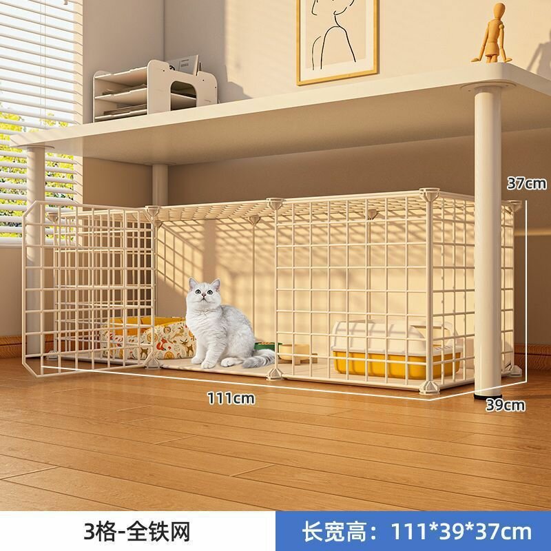 Кошачья клетка Домашний туалет Кошачья вилла в одном стиле [Бесплатные подарки при размещении заказа] Большой