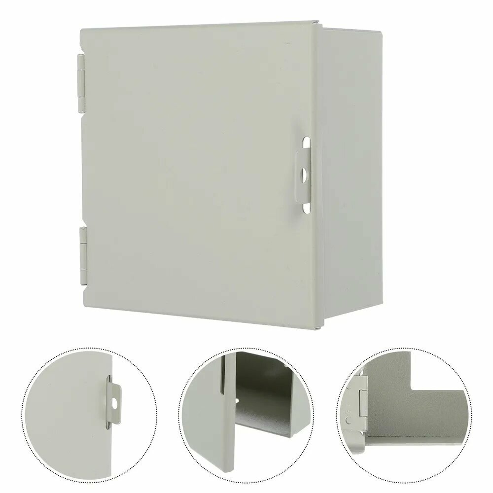 Защитный металлический корпус для розетки светло-зеленого цвета, с замком, для электрических розеток