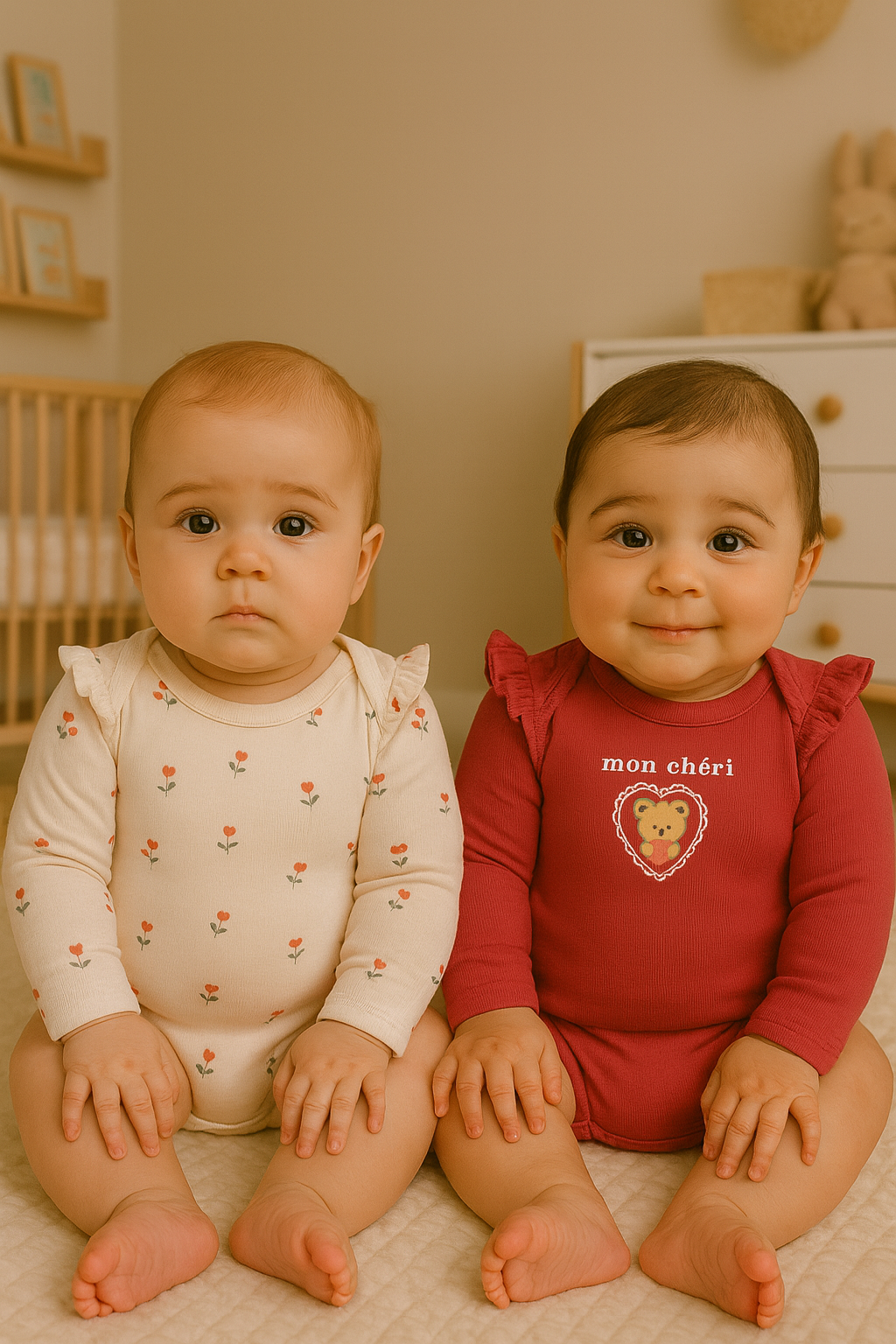 Боди для малышей, комплект из 2 шт.