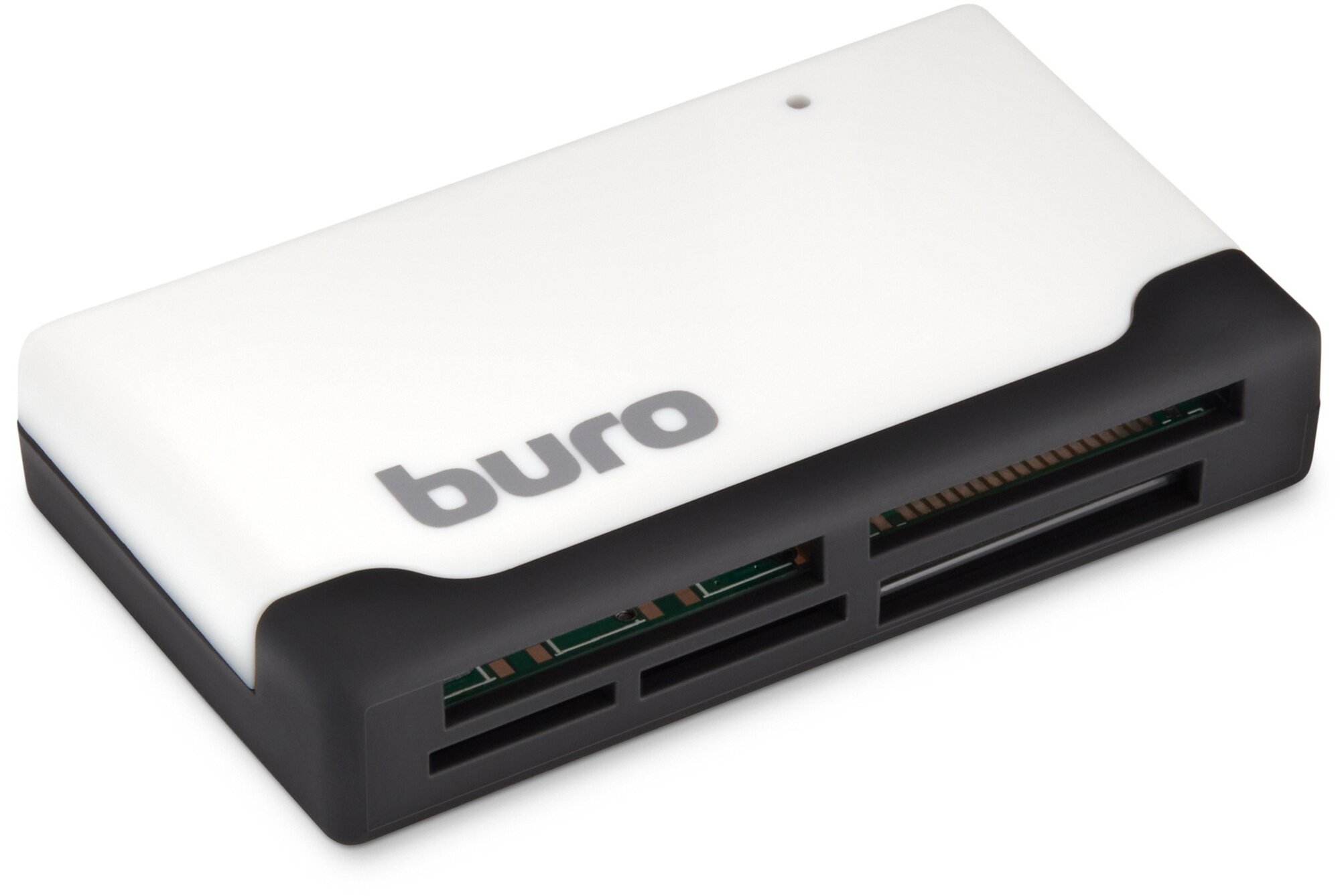 Устройство чтения карт памяти Buro BU-CR-2102, USB2.0, белый