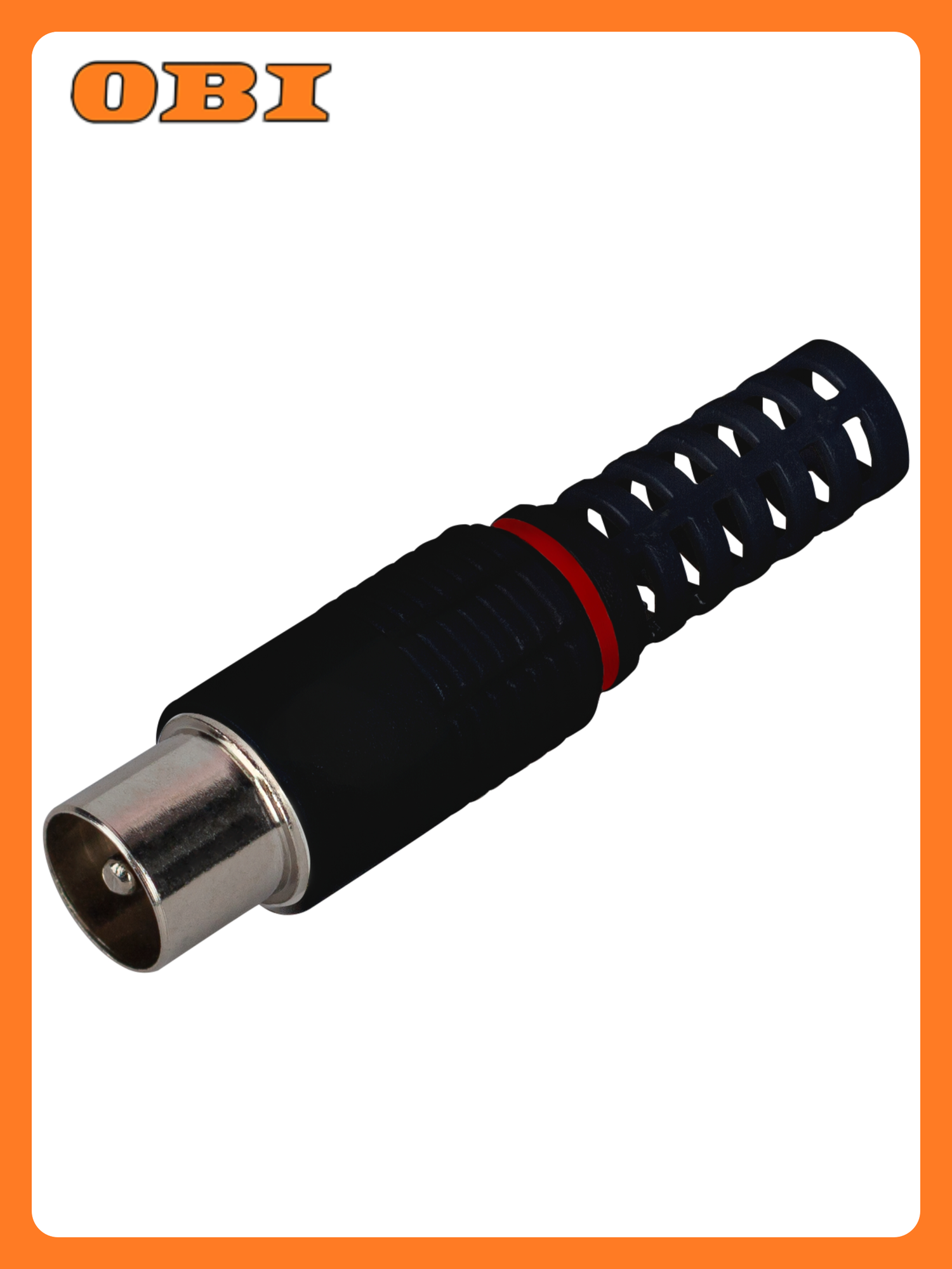 Разъем ERA, для ТВ-антенны, серебристый, без пайки, черный, 1 шт