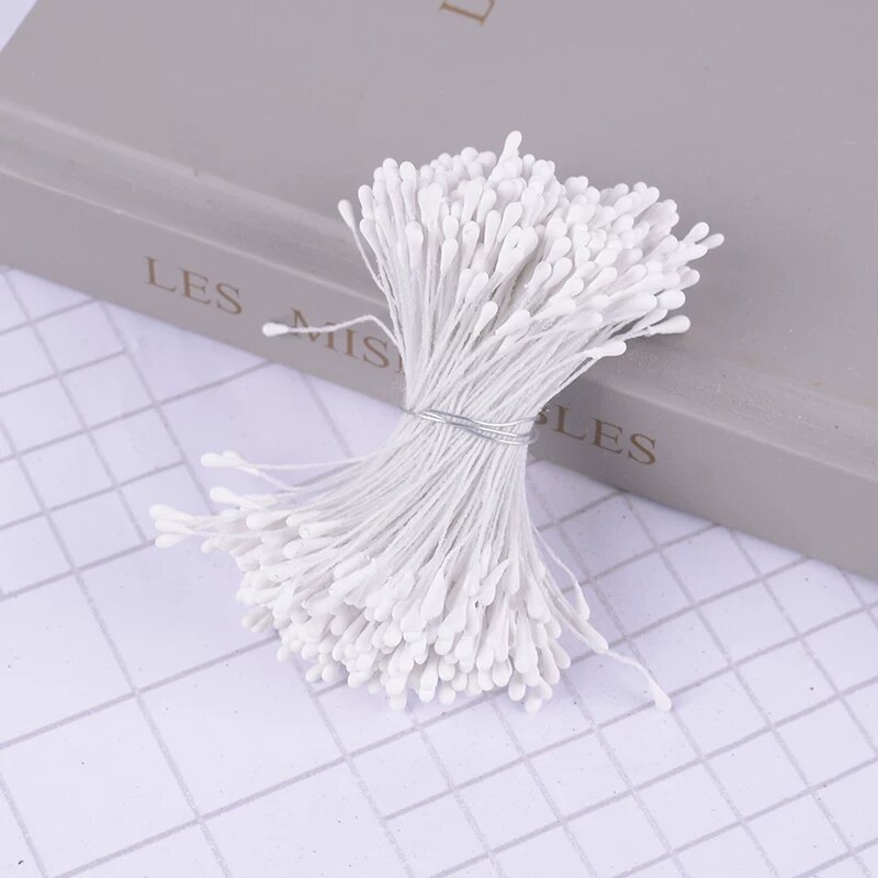 Искусственные матовые тычинки 1,5 мм, центры цветов, сердцевины цветов, материалы и аксессуары для рукоделия, для