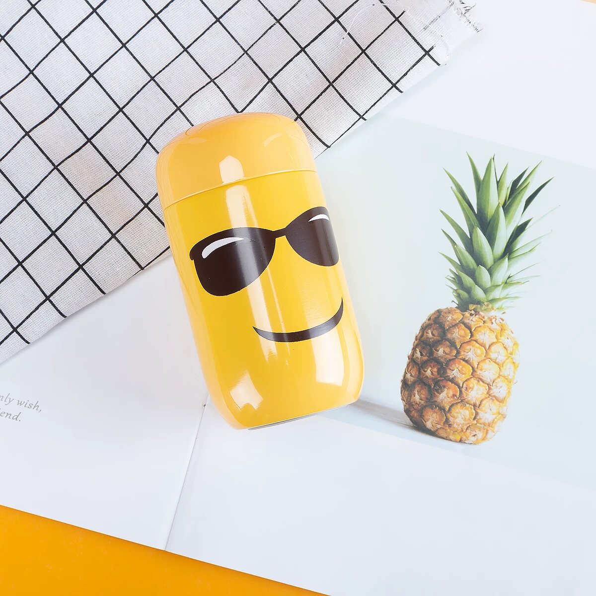 Мини-термос в корейском стиле с милым дизайном для женщин, компактный и портативный, модная бутылка для воды из