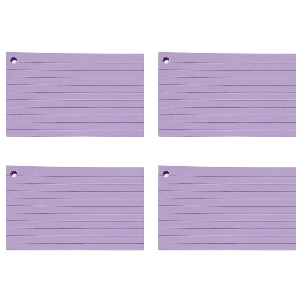 Цветная карточка для заметок на 200 листов, разлинованные учебные карточки размером 3x5 дюймов, маленькие линейчатые карточки для заметок