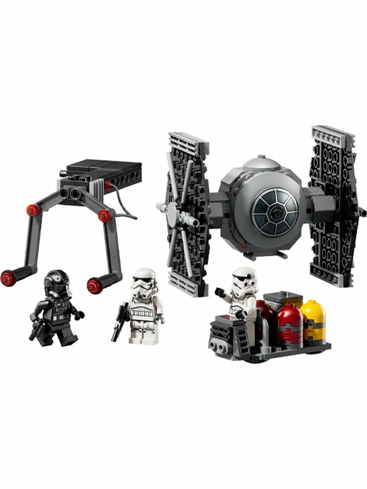 Конструктор LEGO 40771 Star Wars Истребитель TIE со стойкой Имперского ангара Промо набор — фото 1