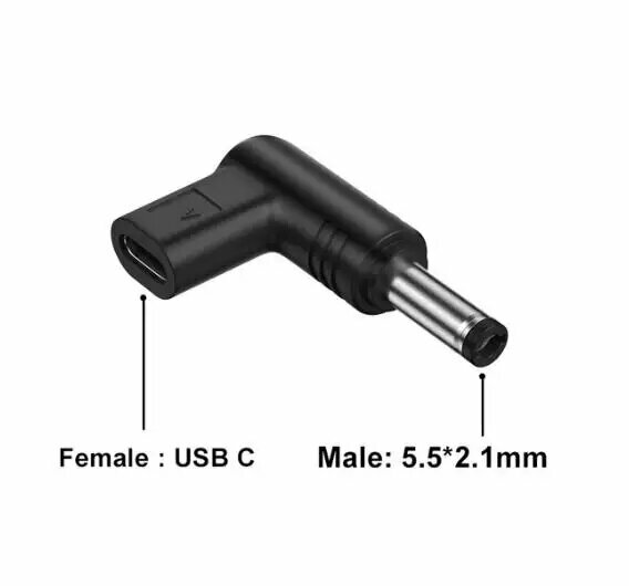 USB C PD к DC разъему питания Универсальный 5V 9V 12V 15V 19V Type C к DC разъему, адаптер зарядки, конвертер для маршрутизатора, планшета, вентилятора