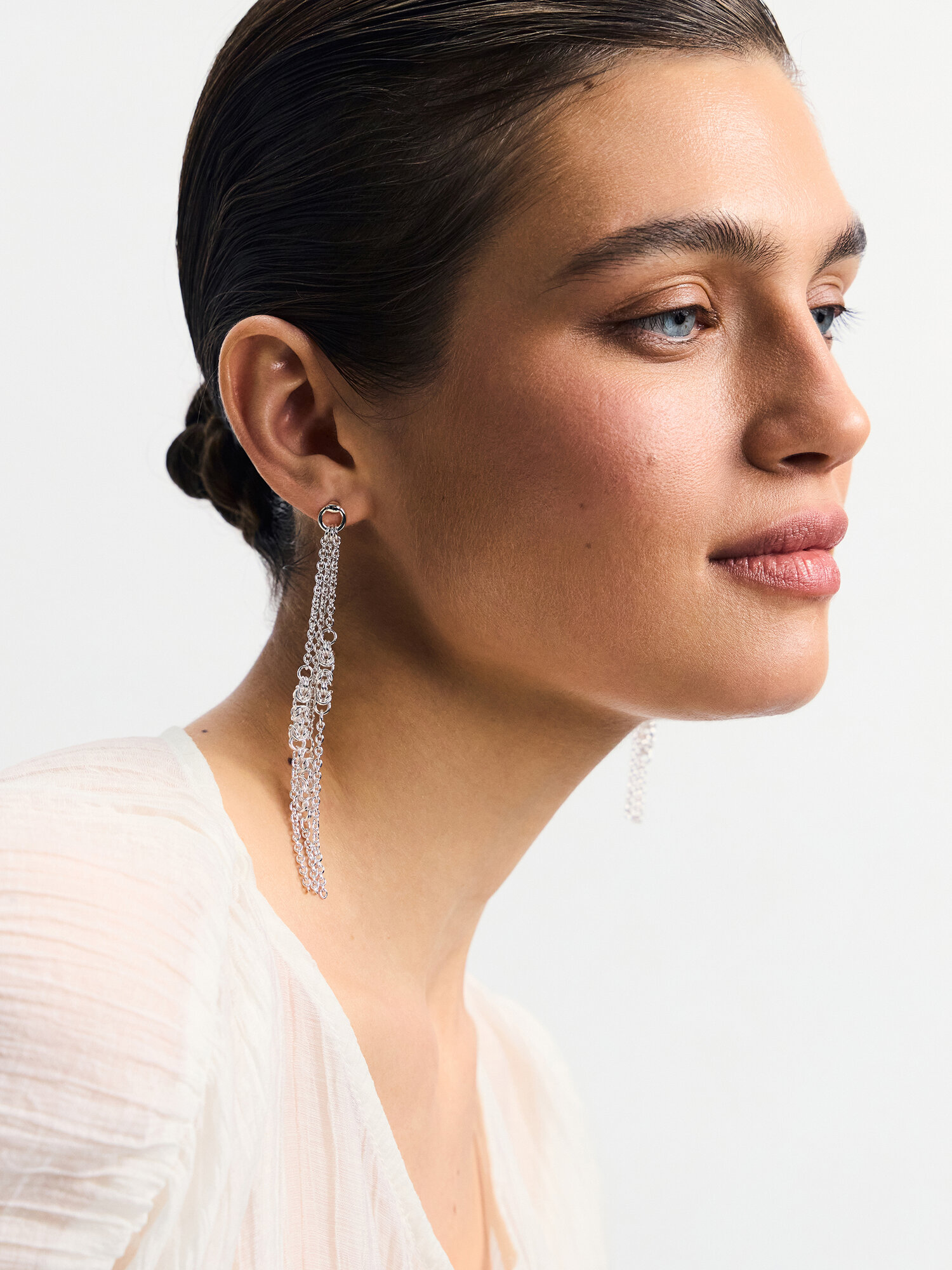 Серьги цепочки