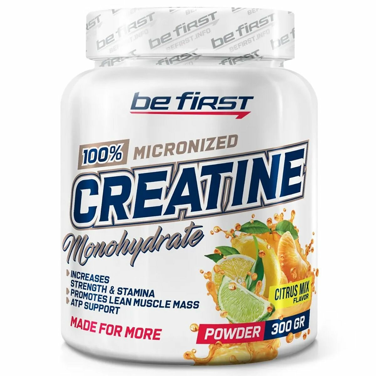Be First Creatine powder 300 г Цитрусовый микс