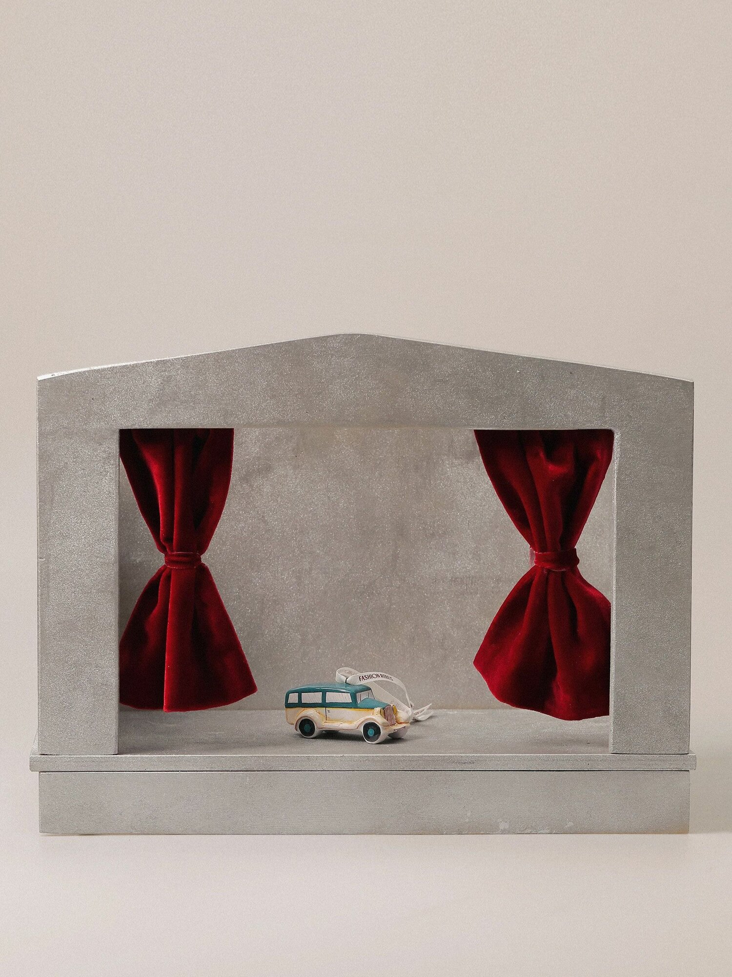 Набор елочных игрушек Мастерская майолики "Ретро-машинки", 7 шт