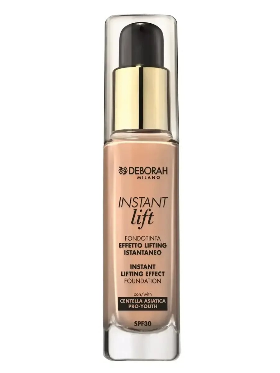 Тональный крем Deborah Milano Instant Lifting Effect Foundation SPF 30, 02 бежевый