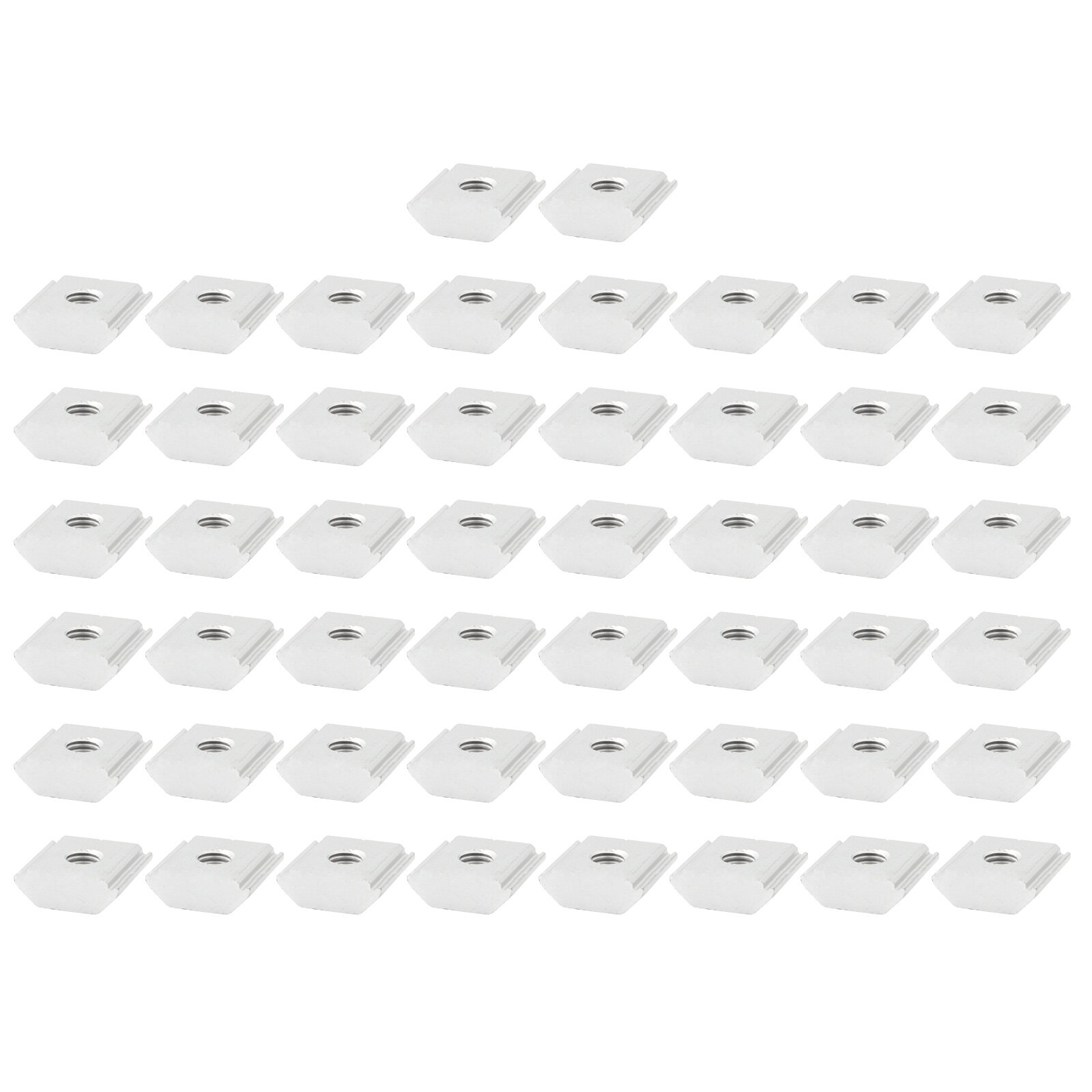 50 шт Женские головки молотков T-Slot выпадают в гайке