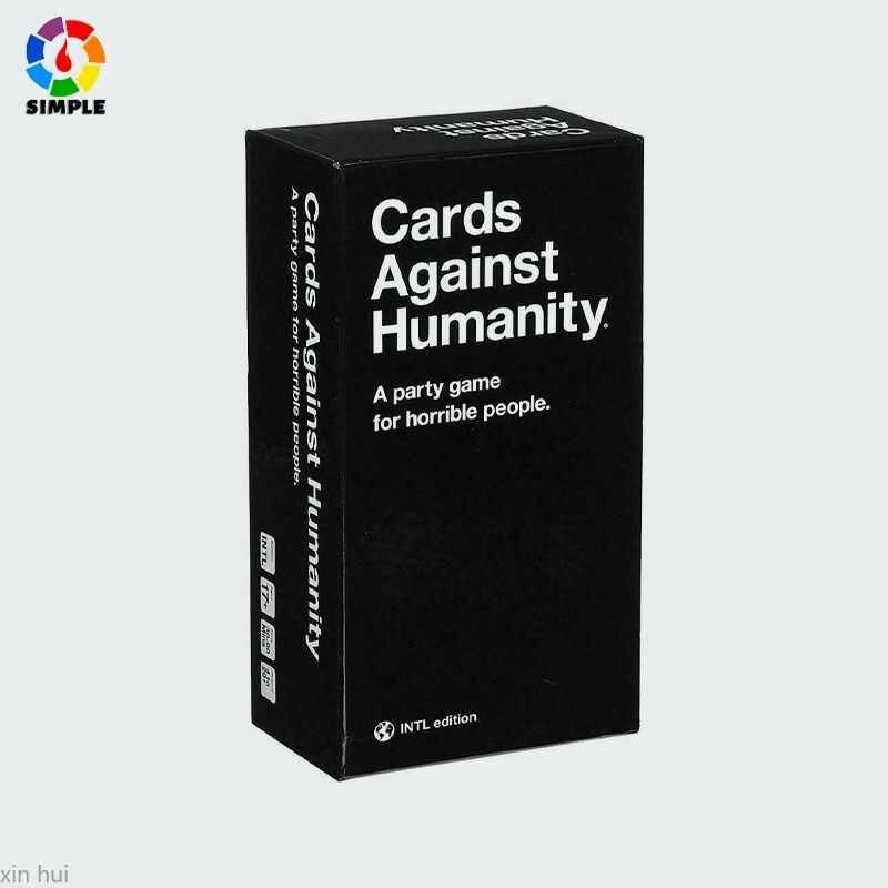 Cards Against Humanity международное издание 600 карт, базовый набор для вечеринок и настольных игр, черные и белые карточки с правилами и альтернативными режимами