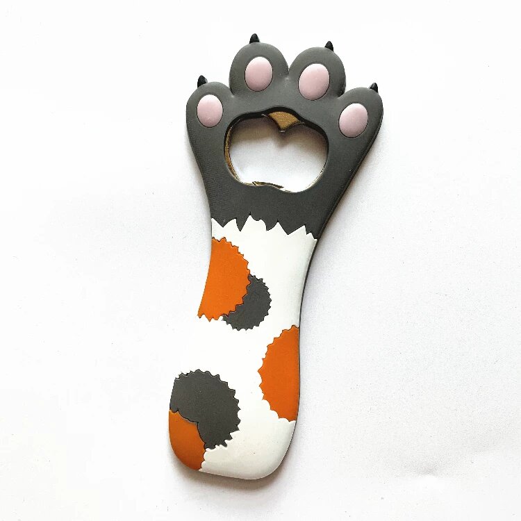 Персонализированный креативный открывалка для бутылок в виде магнита на холодильник, многофункциональный магнитный