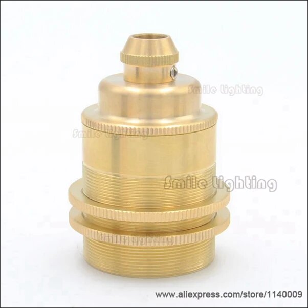 Латунный патрон для лампы E27 REACHYEA Raw brass