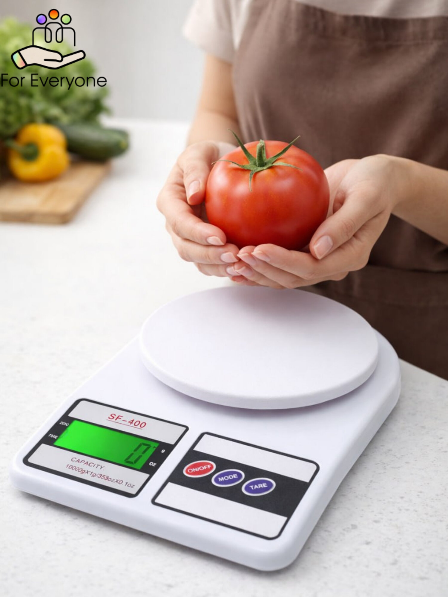 Электронные кухонные весы SF-400 с высокой точностью и компактным дизайном