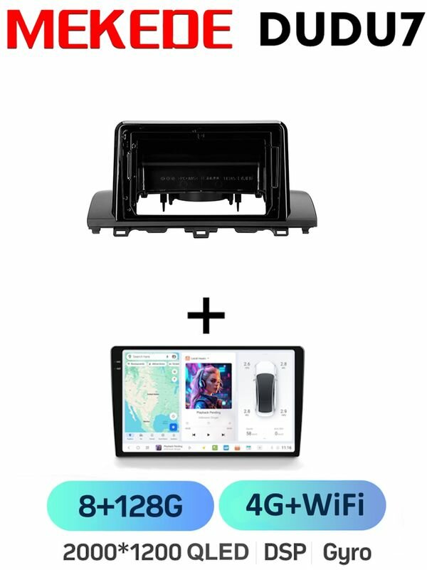 Магнитола Mekede DUDU7 8/128 Gb для Honda Accord 10 CV X 2017-2021 (A) carpay Android