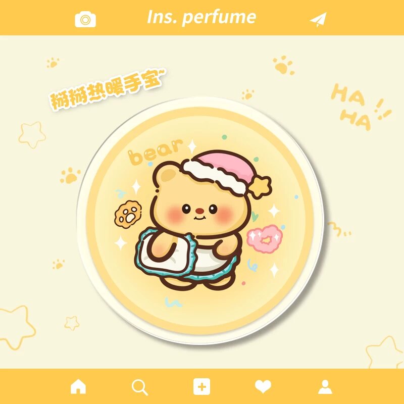 Многоразовая детская грелка для рук с мультяшным дизайном, портативная карманная грелка для школьников, многоразовая