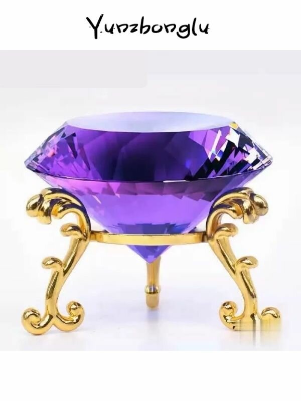 Yunzhonglu модель бриллианта, кристалл призма для фото, ловец солнца,5CM, С подарочной упаковкой и подставкой