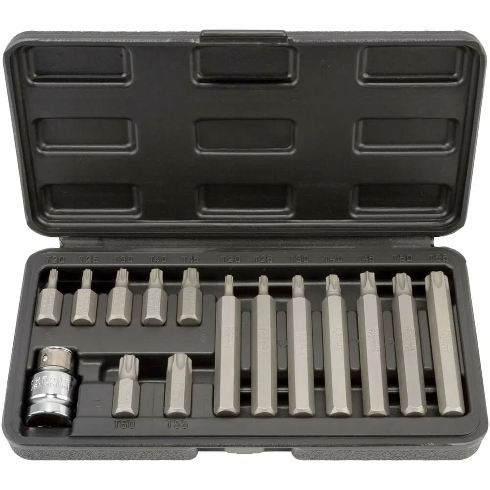 Набор бит TORX с отверстием 15 шт. TORX с отверстием АвтоDело 40644 10253