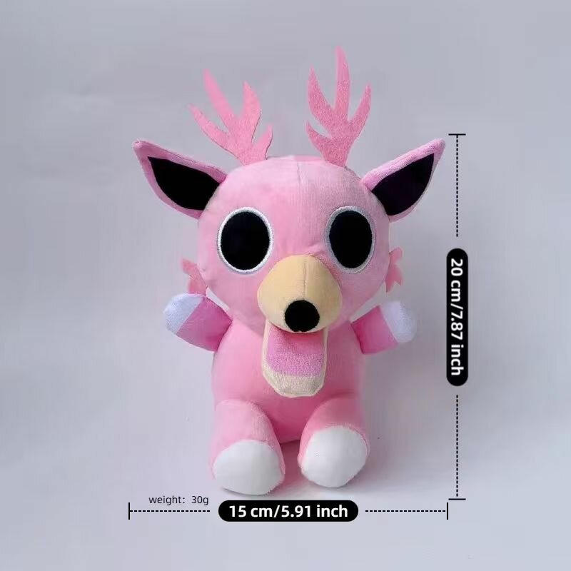 Кросс-бордер новый продукт 99Nights Horror Game плюшевая игрушка лося 99 Nights лежащий плюшевый лось