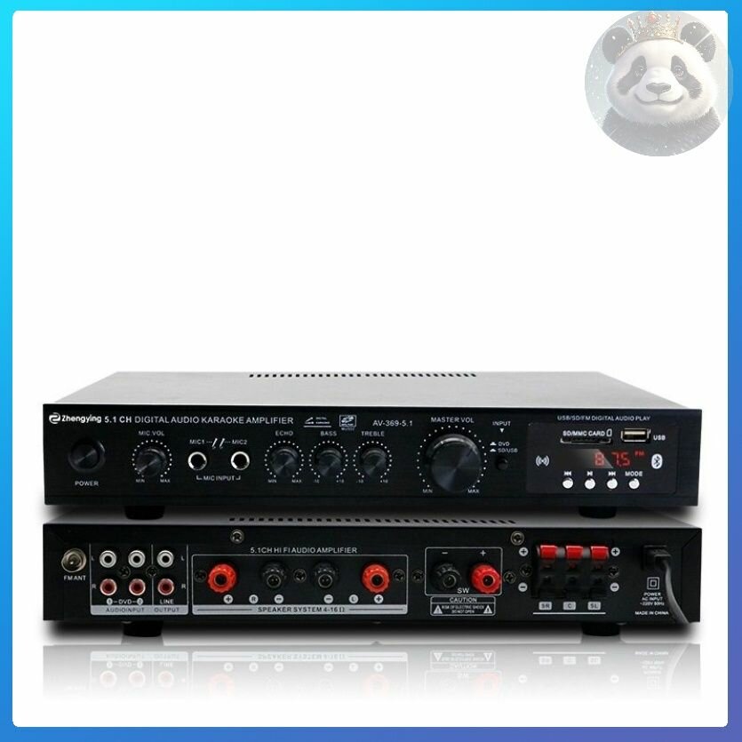 Мощный 5.1-канальный процессор басовых эффектов