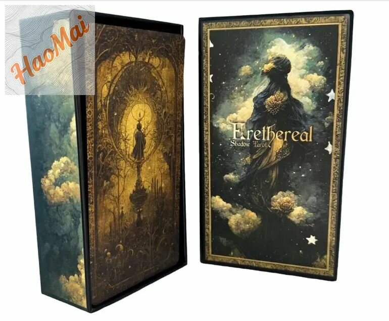 Колода Таро Взаимодействия с Потусторонними Тенями для глубинной теневой работы, самопознания и духовного преображения, эзотерический оракул с инструкцией