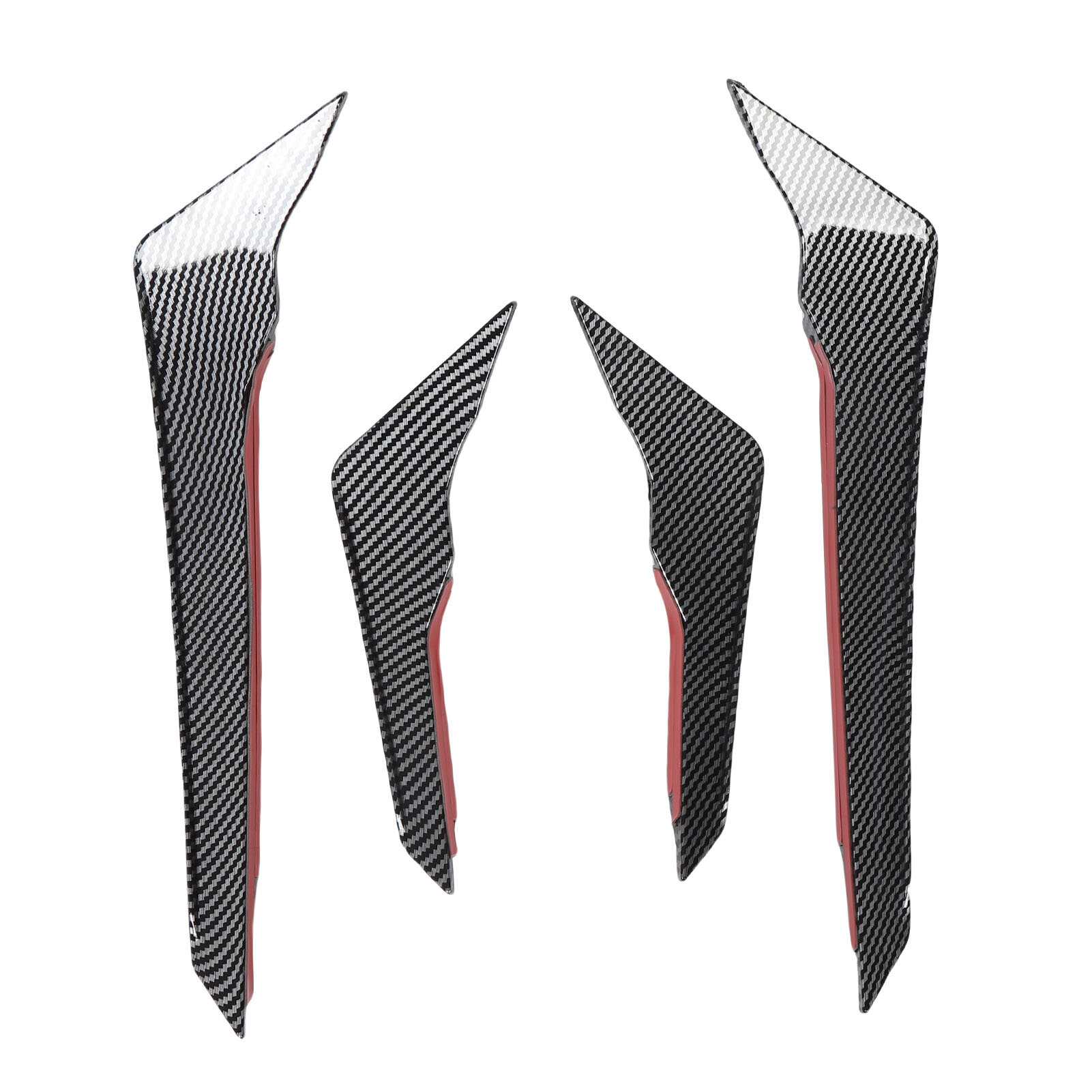 1 пара передних боковых спойлеров бампера, аэродинамические, для FY S-line 2021-2024, карбоновый стиль