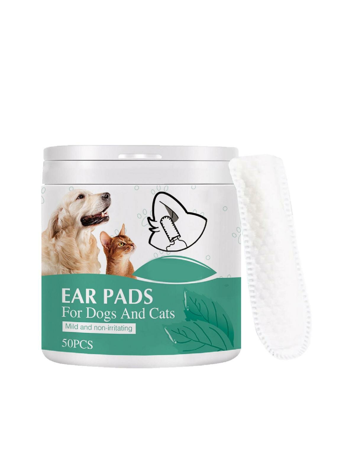 Нетканые чистящие салфетки для ухода за собаками и кошками для удаления слез