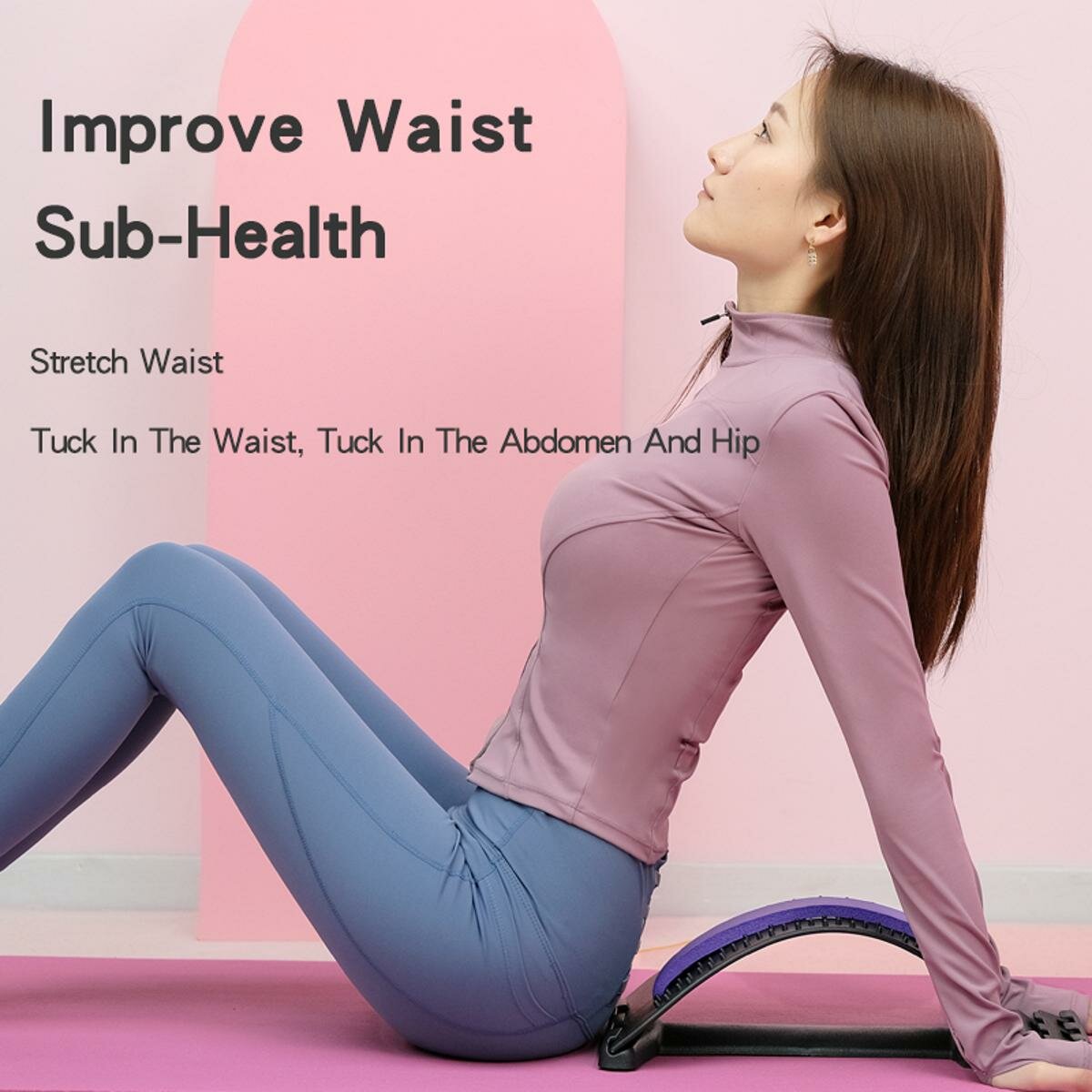 Массажер для поясницы с растяжкой Magic Back Support, растягивающий массаж, подушка для шеи, поясничная поддержка, корректор, снятие боли