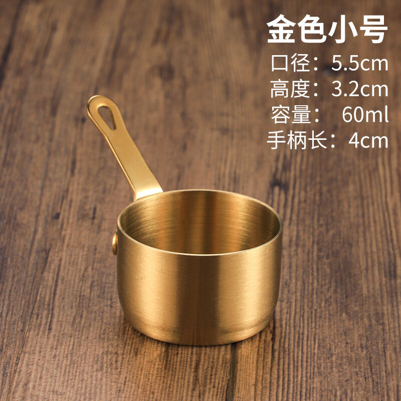 304 из нержавеющей стали соус чашка с ручкой окуная блюдо Ресторан Стейк соус чашка Творческий томатный соус чашка