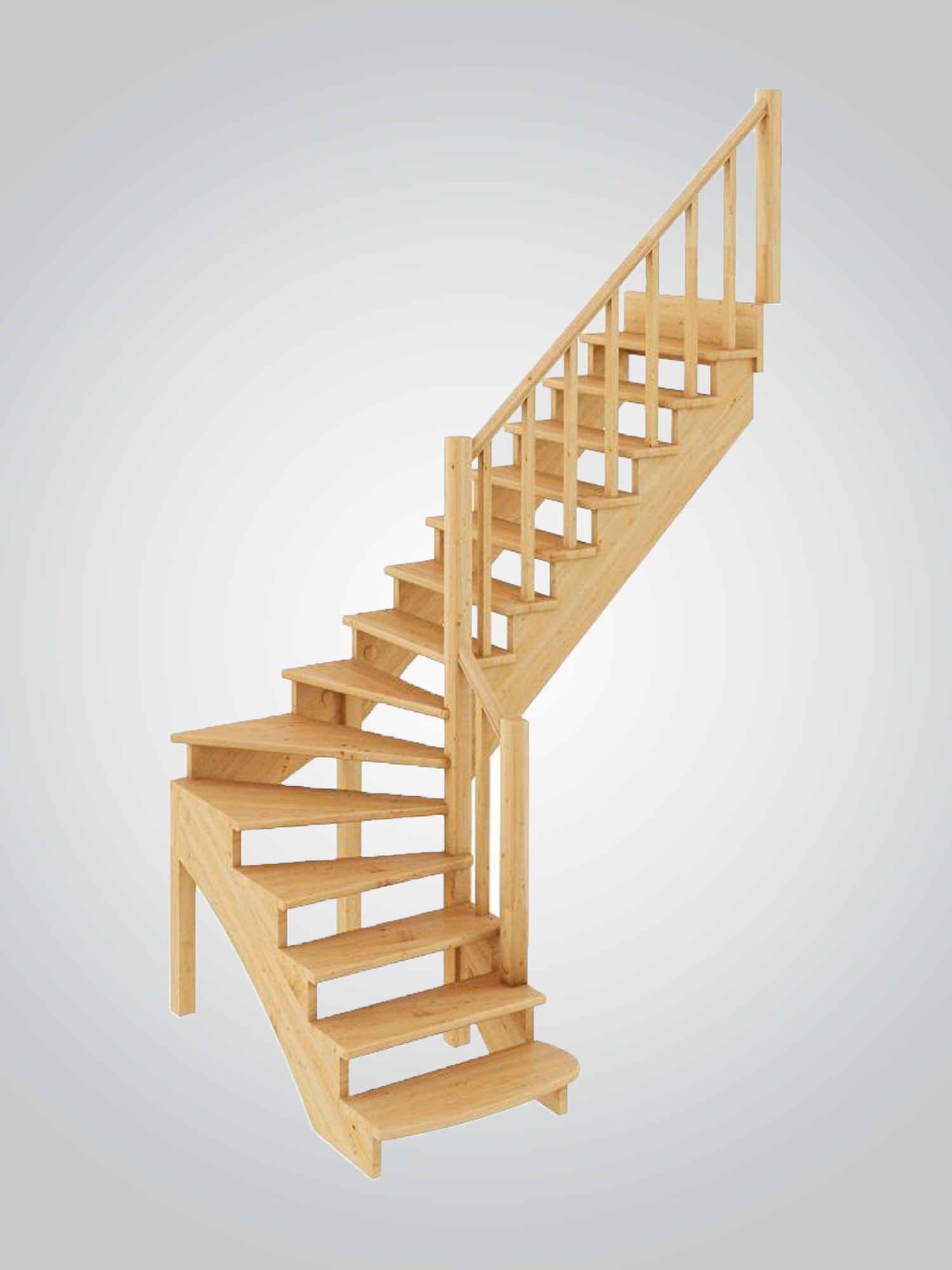 Лестница на второй этаж К-001м/2 Правая