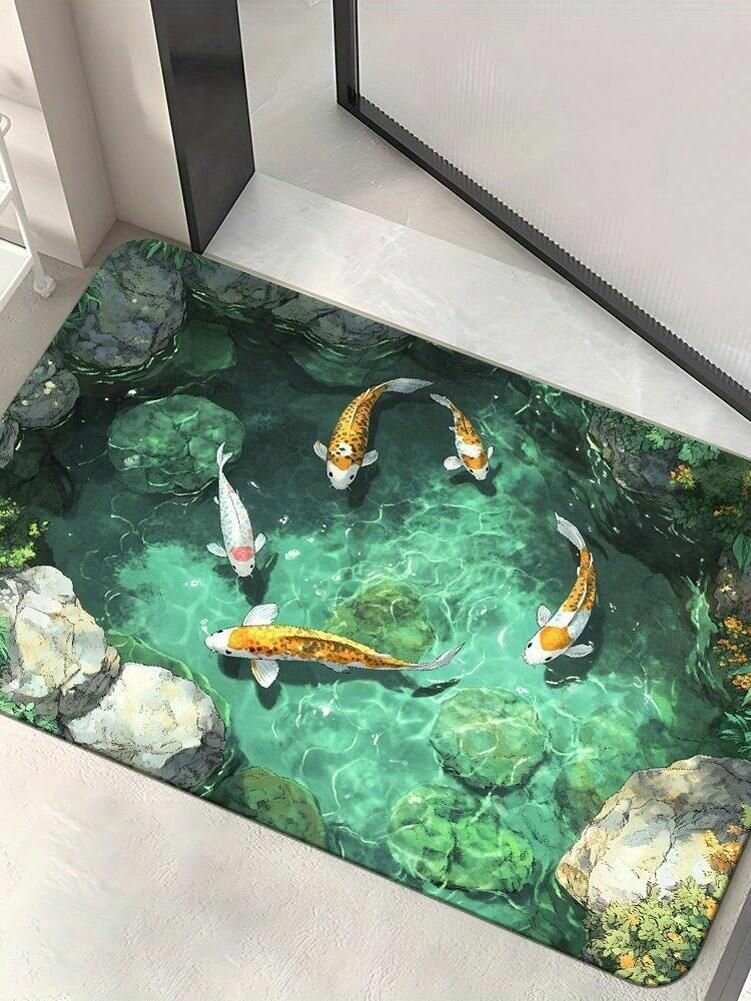 3D Коврик придверный 40x60 см