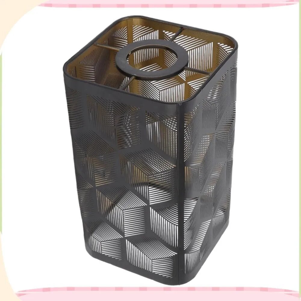 Металлический прямой квадратный абажур