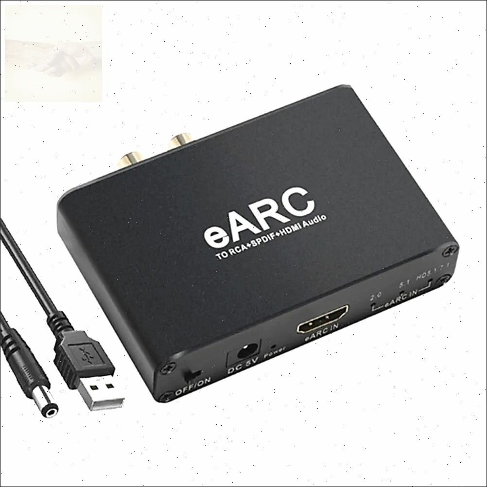 HDMI-Совместимый Аудиоэкстрактор EARC ARC, Преобразователь 192 КГц