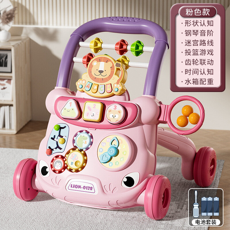 Ходунки для малышей, с защитой от опрокидывания, для детей, учащихся ходить, 6-18 месяцев, ходунки 9-в-1, игрушка-каталка, для детей от 1 года.
