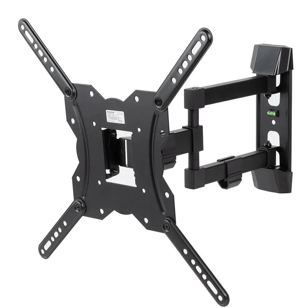 Кронштейн для телевизора Kromax GALACTIC-40, 22-65", настенный, поворот и наклон, черный