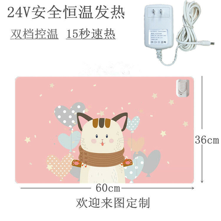 Горячая продажа зимнего обогревателя для дома, офиса, учебы, настольного обогревателя, электрического грелки для рук, коврика для мыши, настольного обогревателя с постоянной температурой