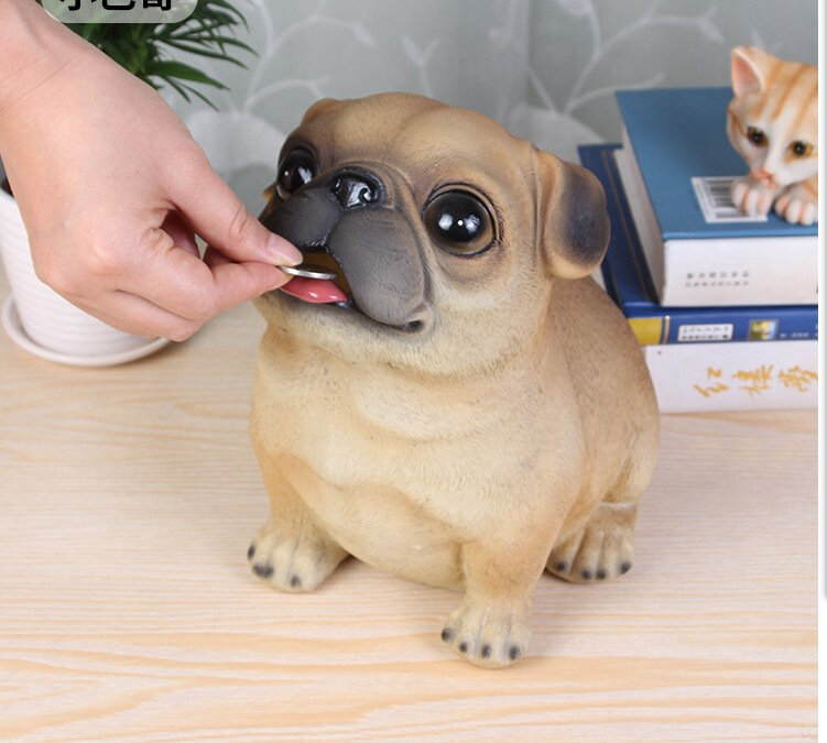 Милая копилка для домашних животных, копилка для щенков, копилка для собак по знаку зодиака, подарок для детей, интернет-знаменитость, мопс, тедди, померанский шпиц, корги