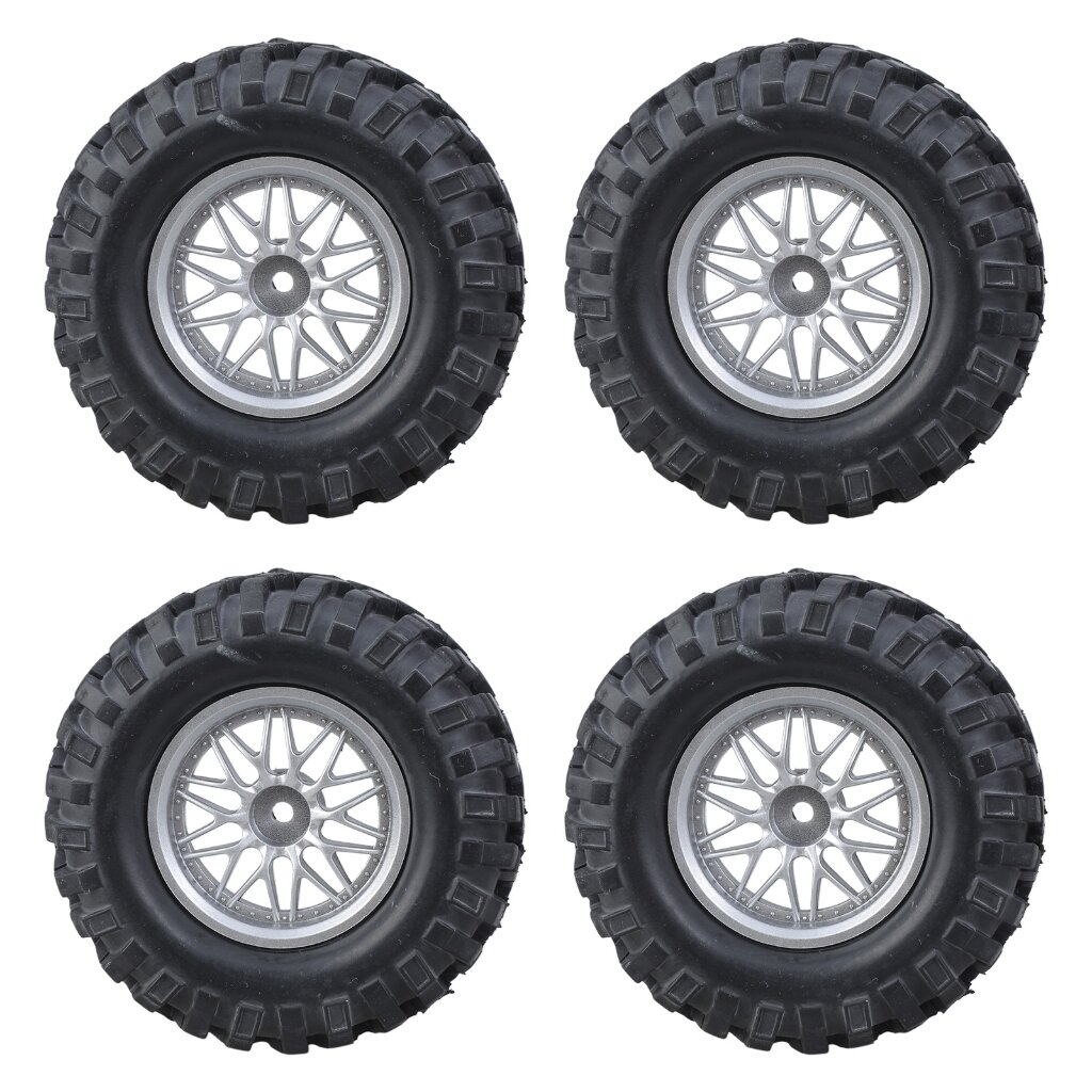 1.9 "Гусеничные Шины Наружного Диаметра 3.9 Дюймов Резиновые Колеса и Покрышки Грязевые Колеса Шины для 1/10 RC Автомобиля SCX10 90046 4шт